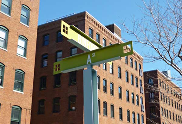 a-street-sign-boston | A Street Frames