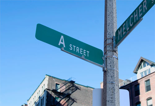 A-Street-Boston-Street-Sign-Founded | A Street Frames